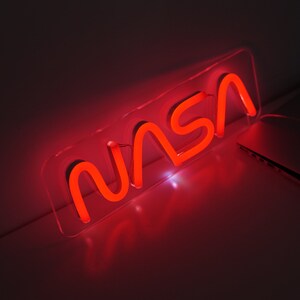NASA LED Neon Sign - Etsy