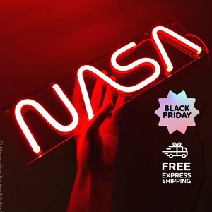 NASA LED Neon Sign - Etsy