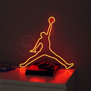 Basketball Player LED Neon Sign - Etsy