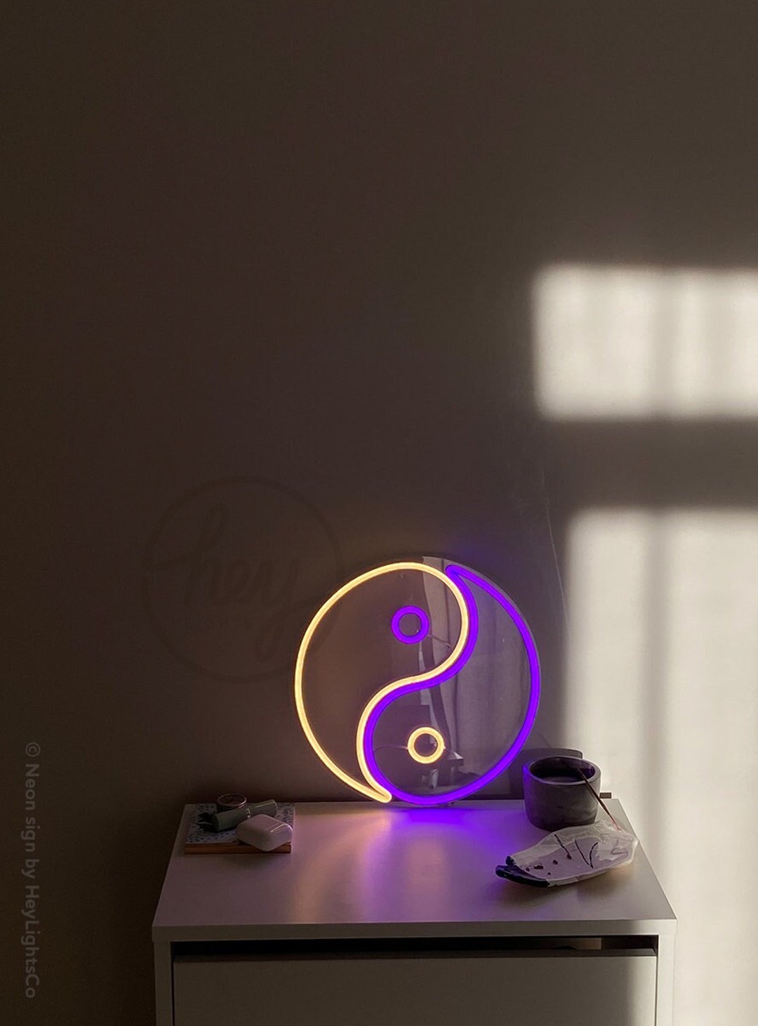 Yin and Yang LED Neon Sign - Etsy