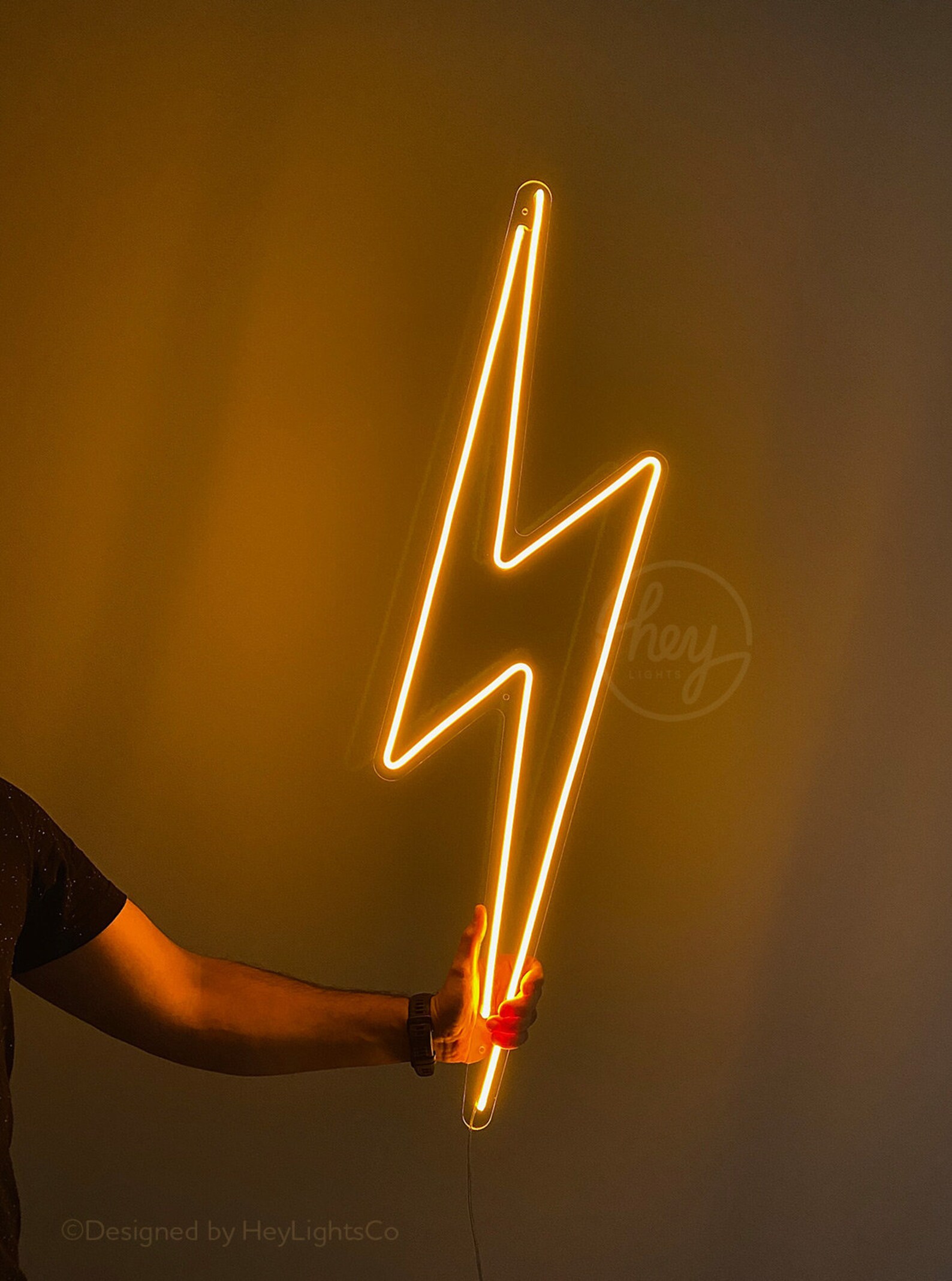 Lightning BOLT LED Neon Sign | Etsy UK