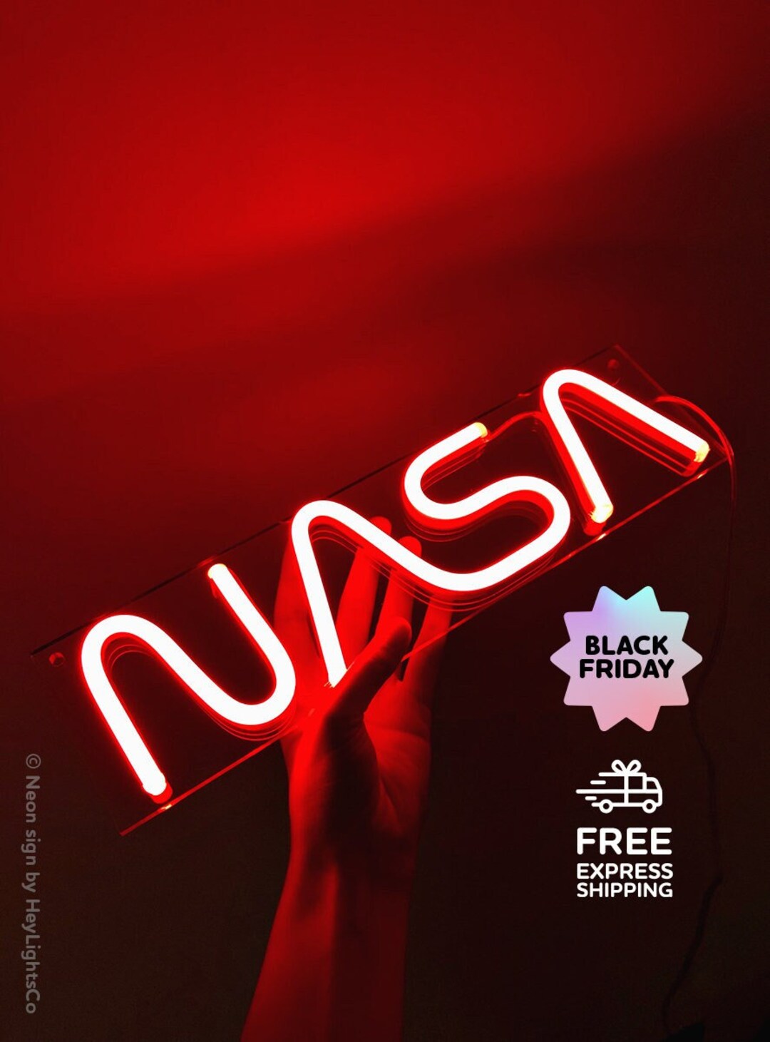 NASA LED Neon Sign - Etsy