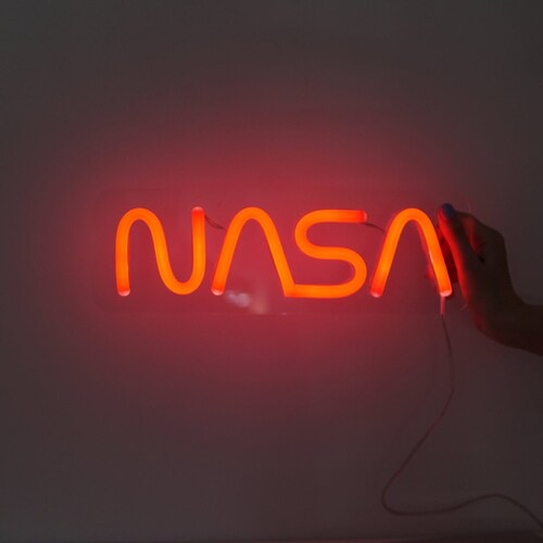 NASA LED Neon Sign - Etsy