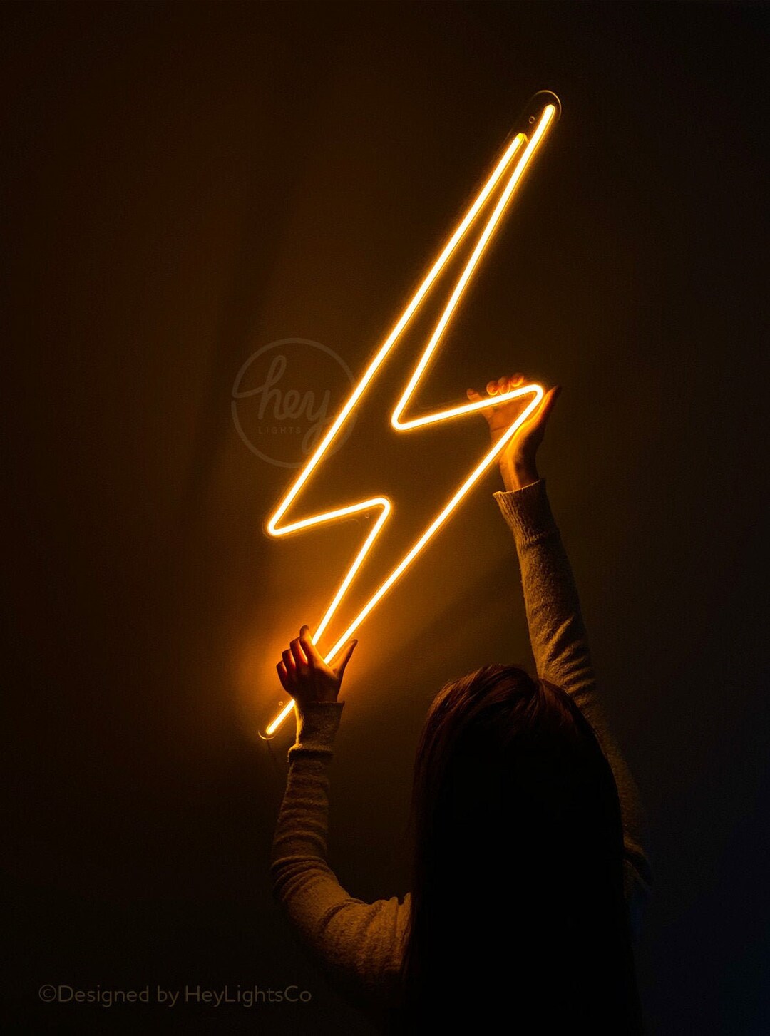 Lightning BOLT LED Neon Sign - Etsy