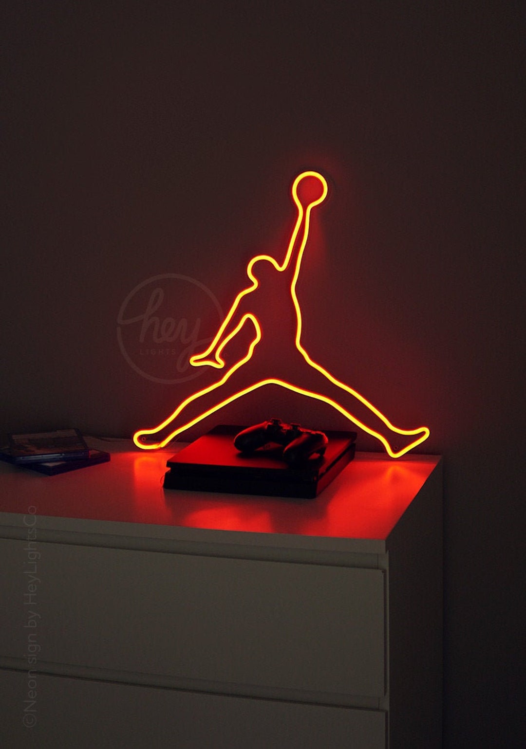 Basketball Player LED Neon Sign - Etsy