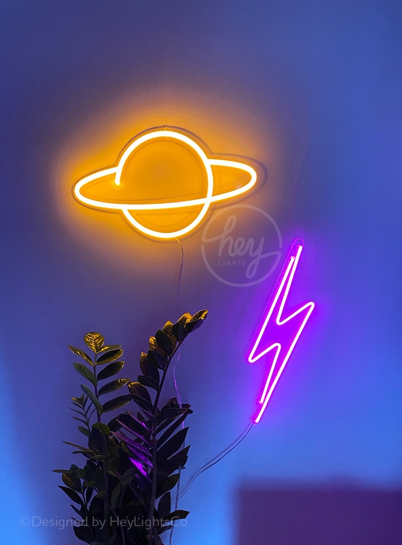 Lightning BOLT LED Neon Sign - Etsy