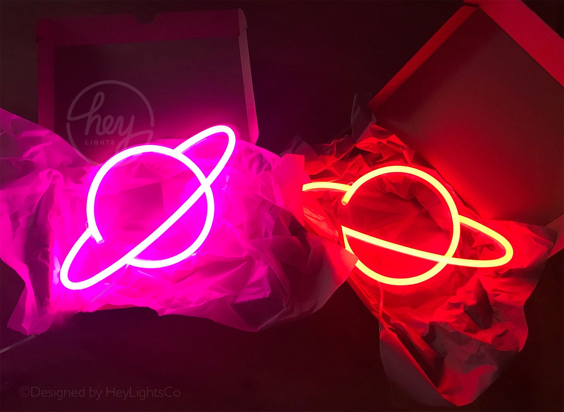Planet LED Neon Sign | Etsy