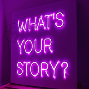 Custom LED Neon Sign. Unique Hand Crafted Neon Signs Made Just - Etsy