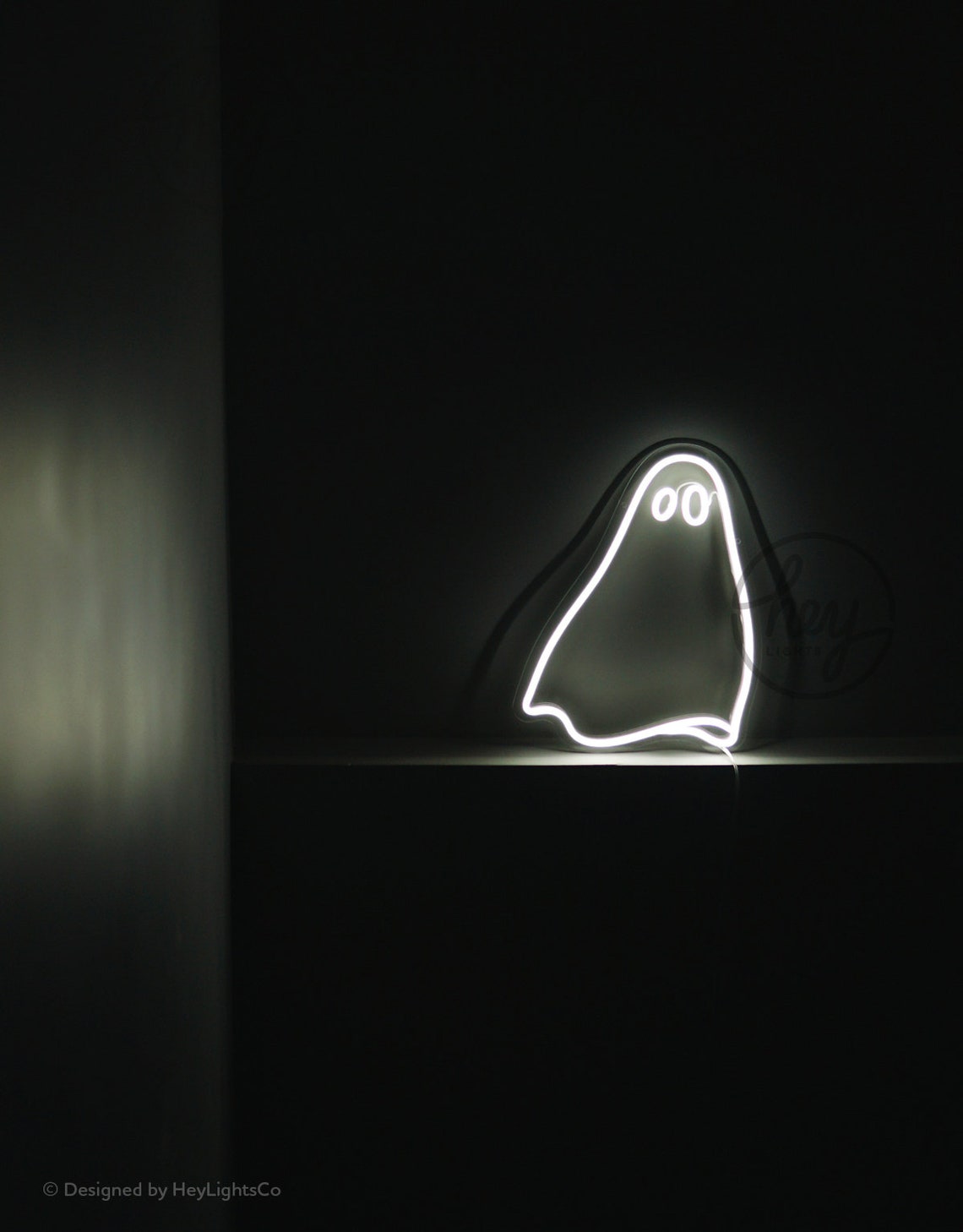 Ghost Neon Sign. Spooky Halloween Led Neon Lamp. Halloween | Etsy