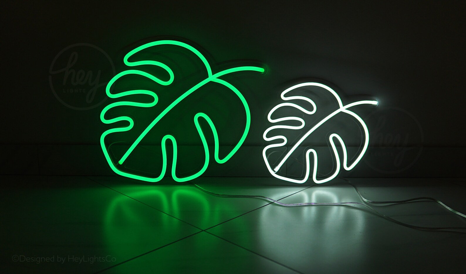 Monstera Leaf LED Neon Sign - Etsy