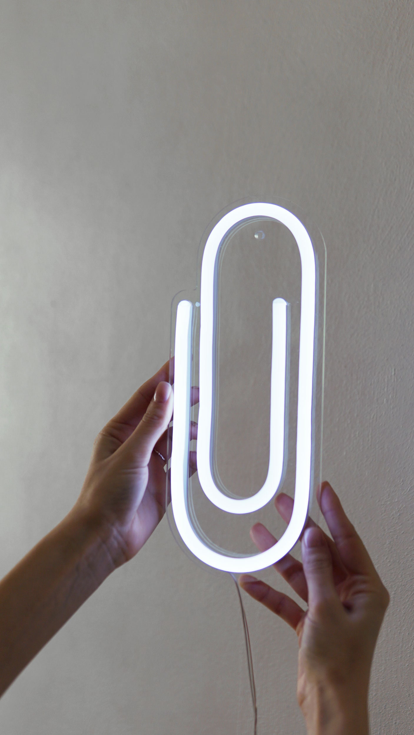 Paper Clip LED Neon Sign / Back to School / Office Decor - Etsy