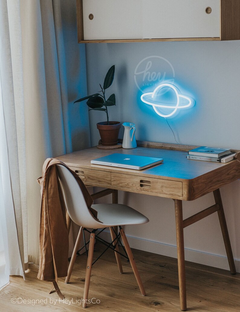 Planet LED Neon Sign - Etsy