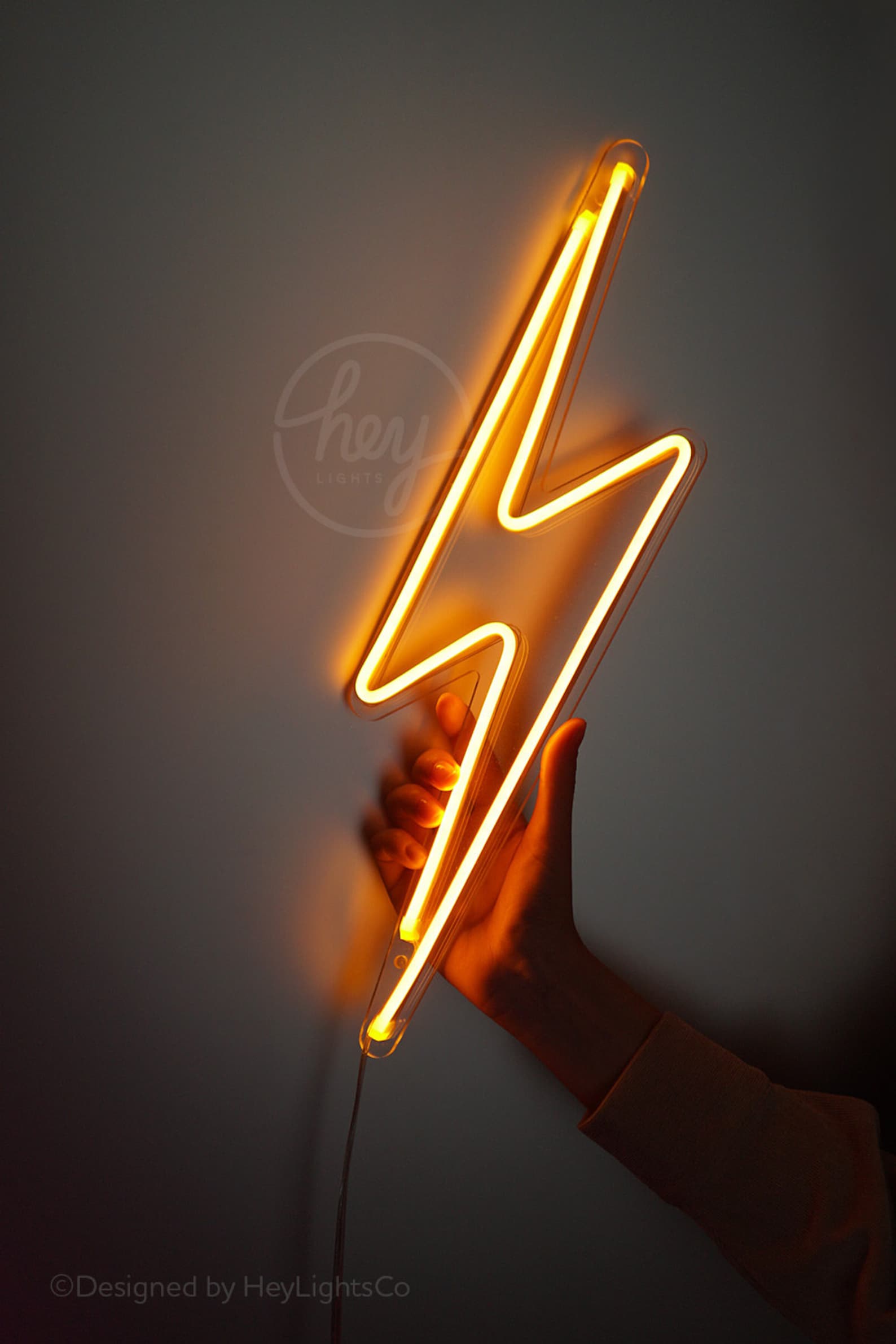 Lightning BOLT LED Neon Sign - Etsy