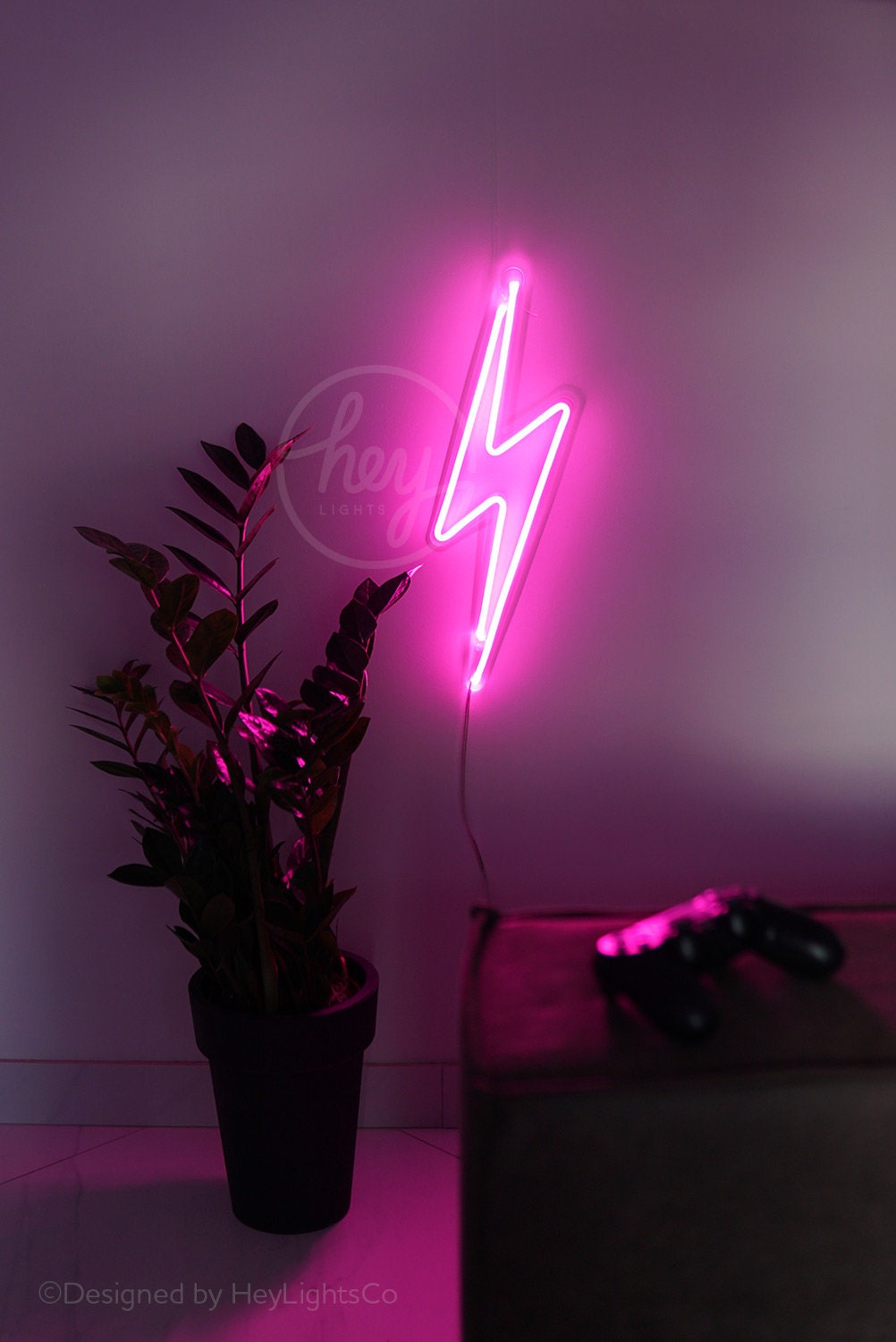 Lightning BOLT LED Neon Sign - Etsy UK