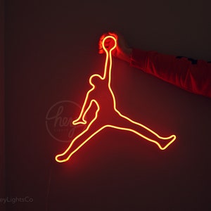 Basketball Player LED Neon Sign - Etsy