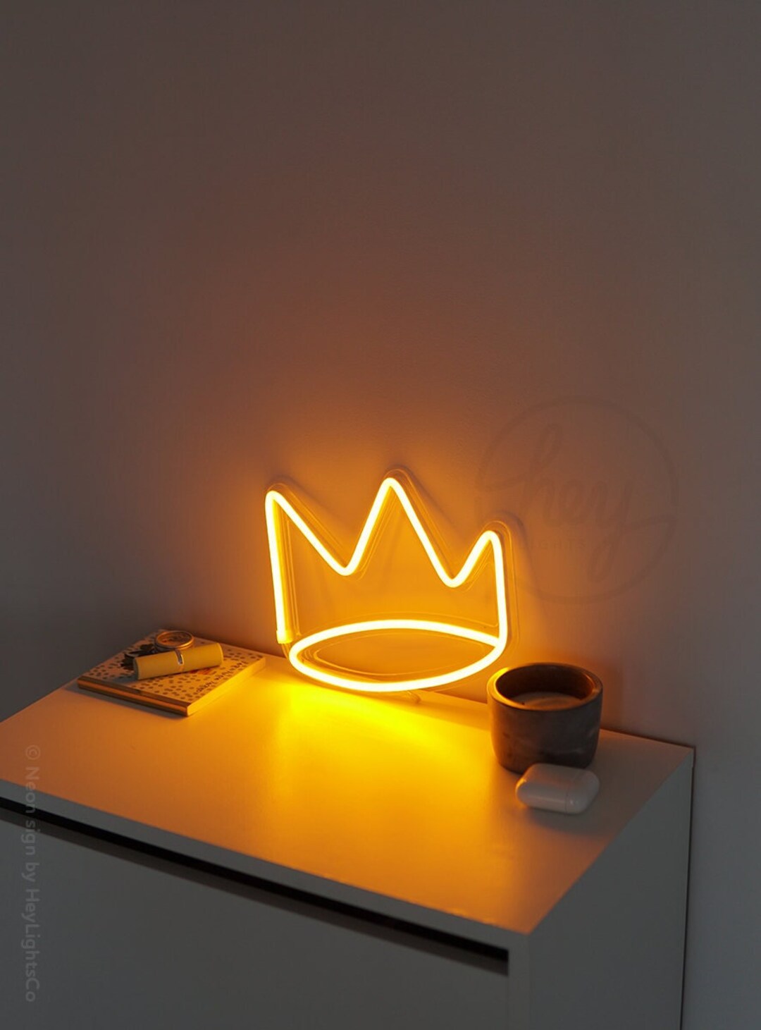 Crown LED Neon Sign - Etsy