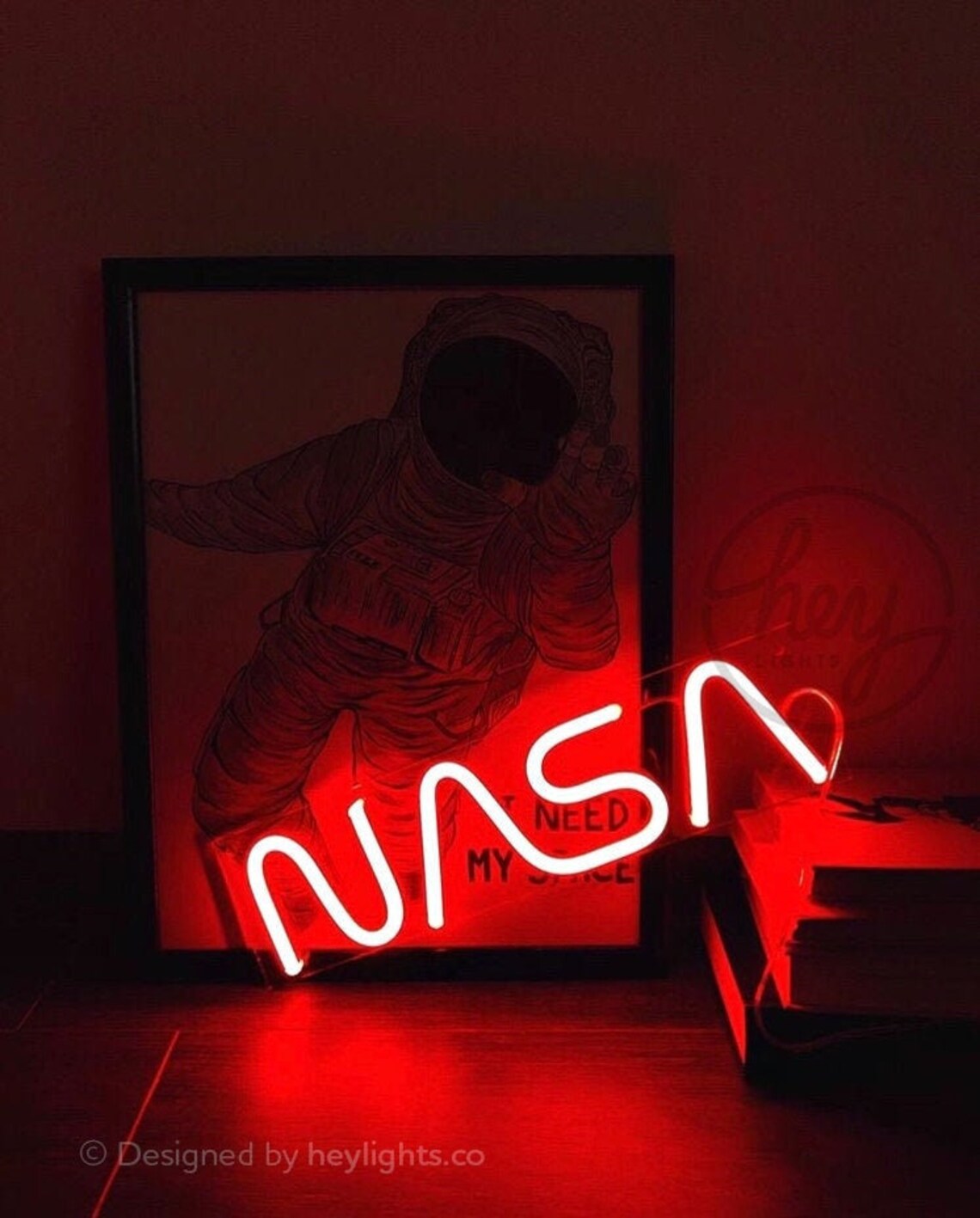 NASA LED Neon Sign - Etsy