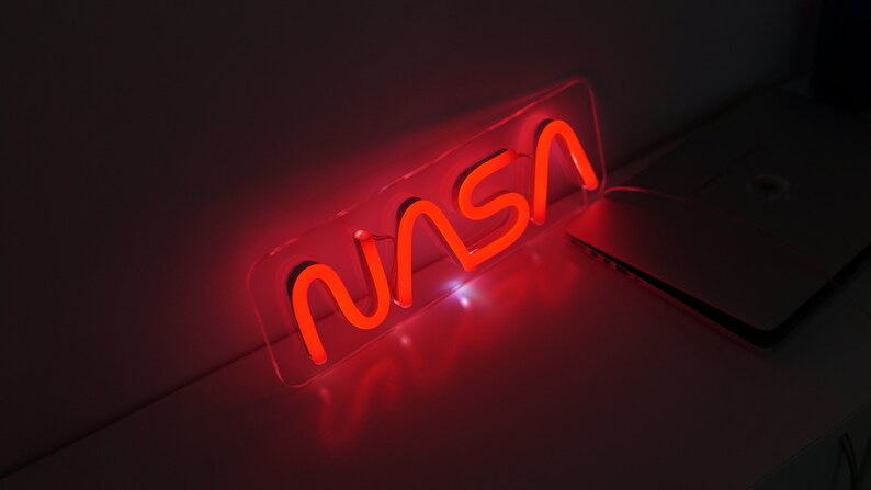 NASA LED Neon Sign - Etsy