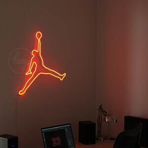 Basketball Player LED Neon Sign - Etsy