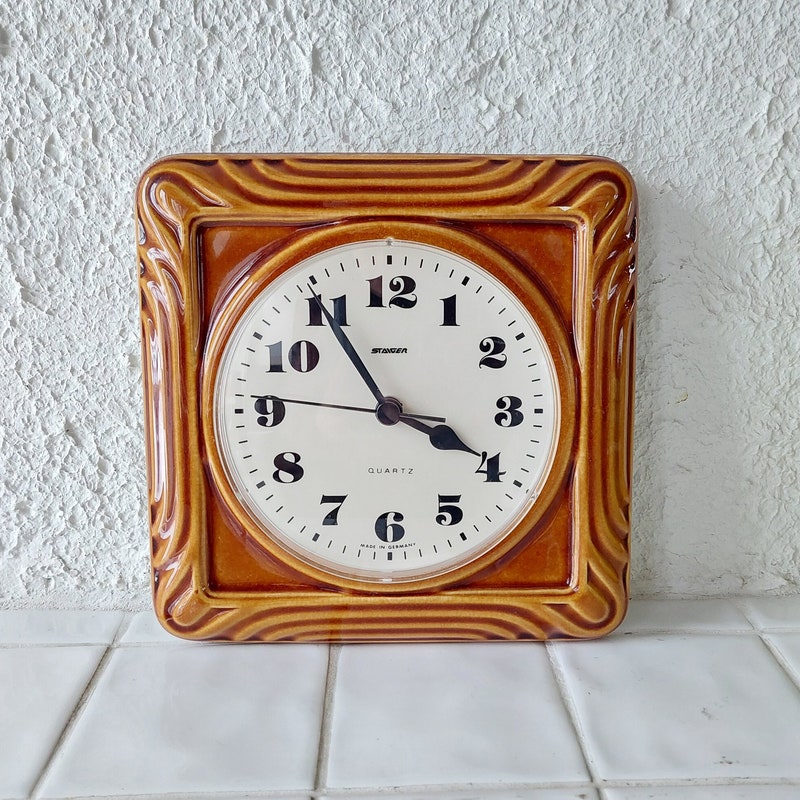 Retro Wall Clock - Etsy
