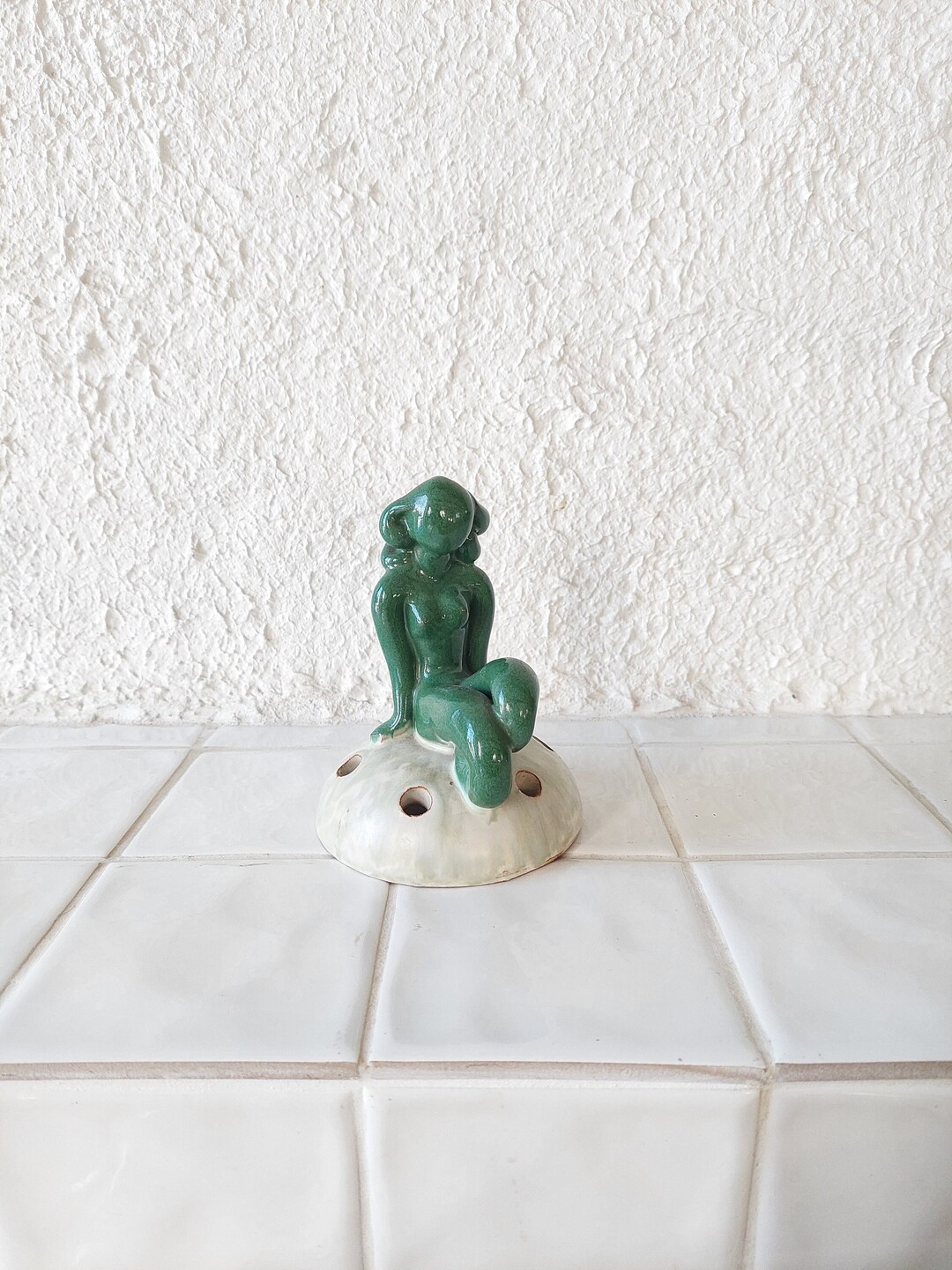 UPSALA EKEBY Art Deco Mermaid Figurine Swedish Flower Frog, Flower ...