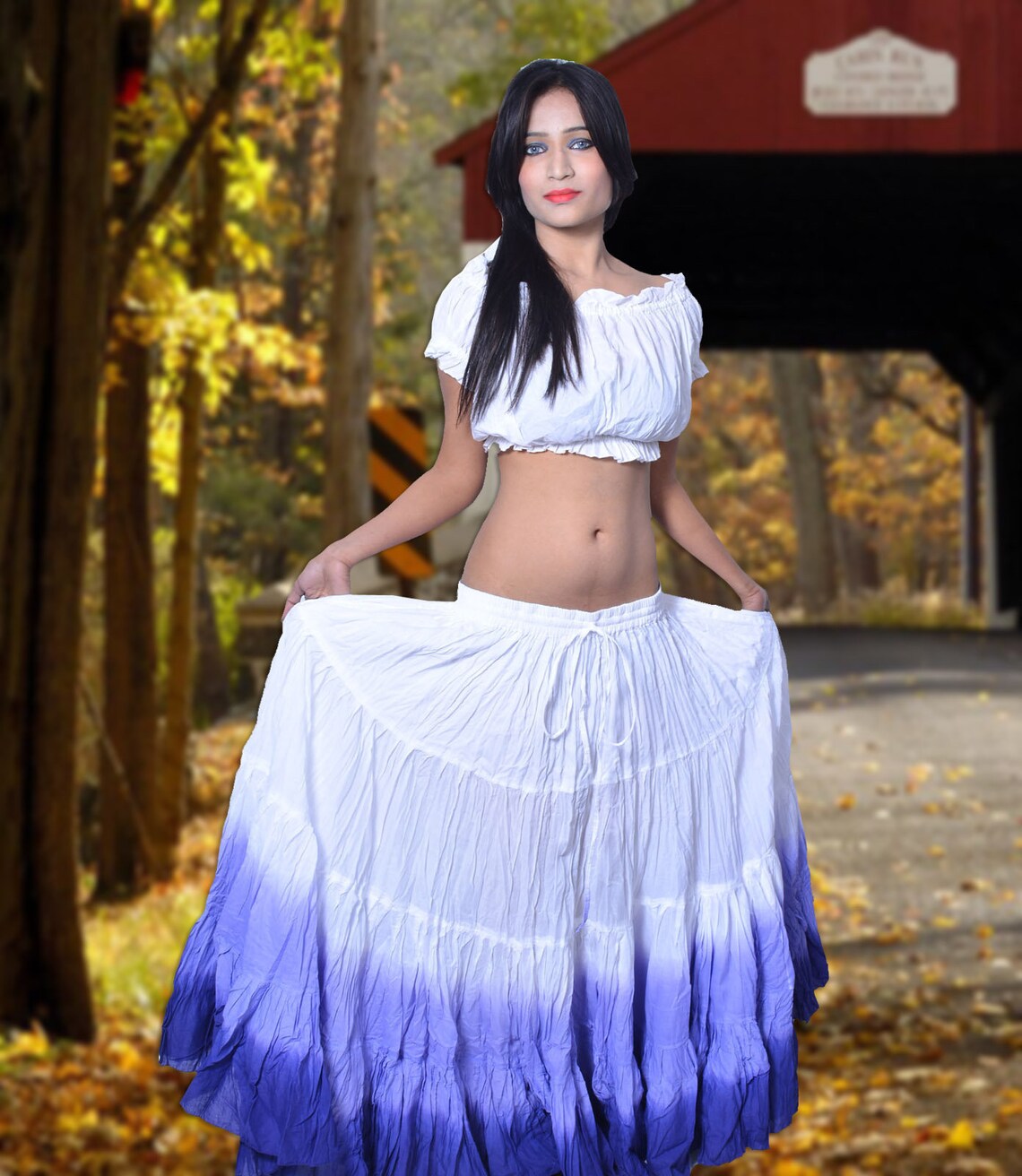 25 Yard Tribal Belly Dance Skirt Uk Long Length Etsy