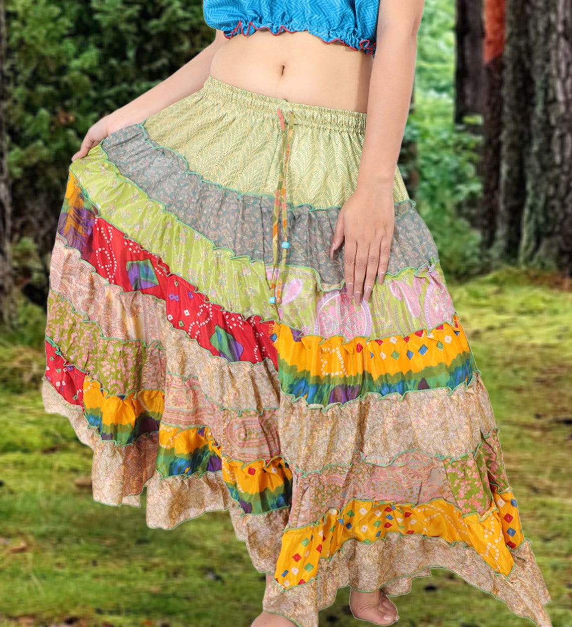 Arab Women Tribal Banjara Style Skirt 5 Pcs Pack - Etsy