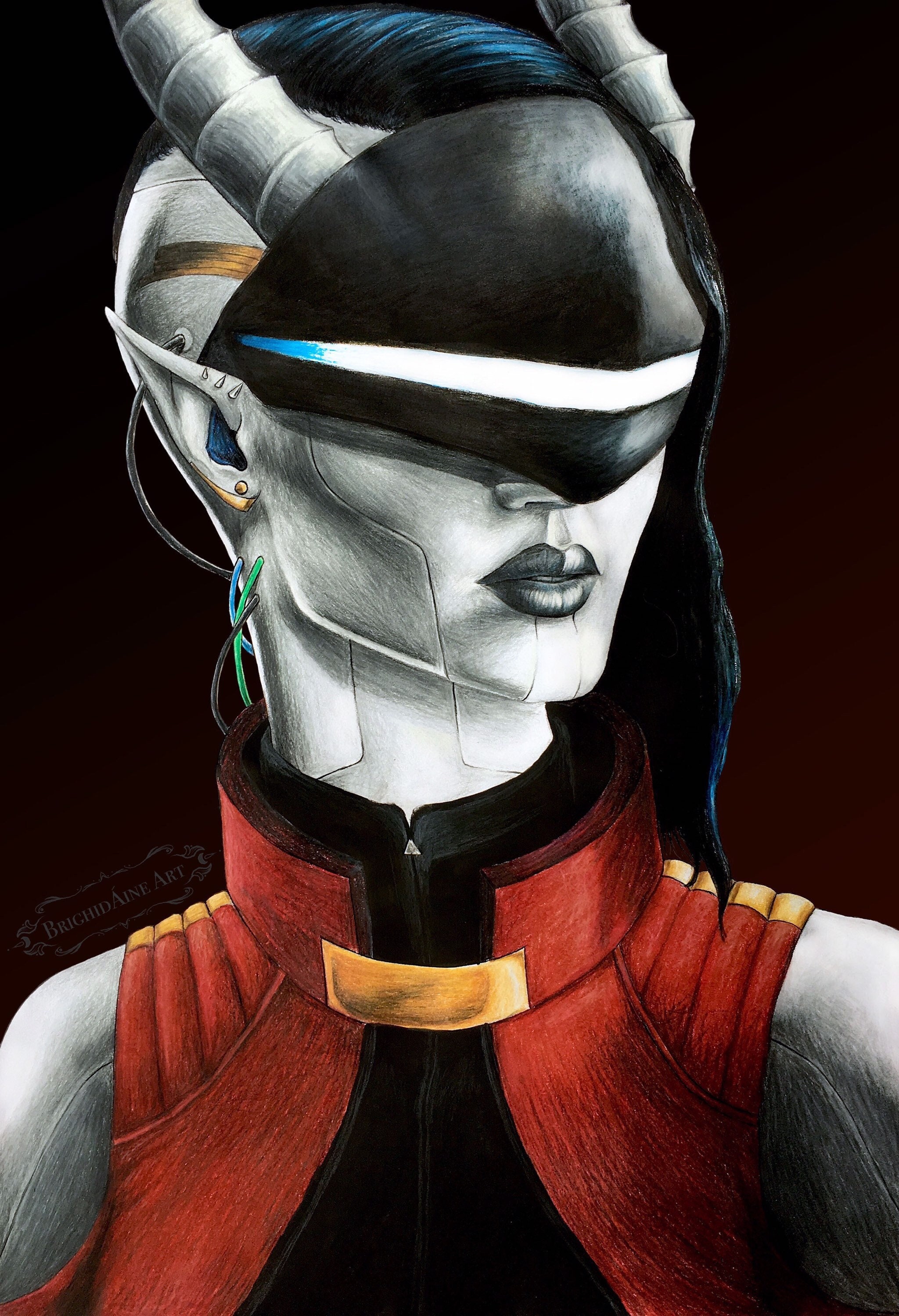 Fantasy Android, Sci-fi Art, Fantasy Art, Cyberpunk Art, Portrait Art ...