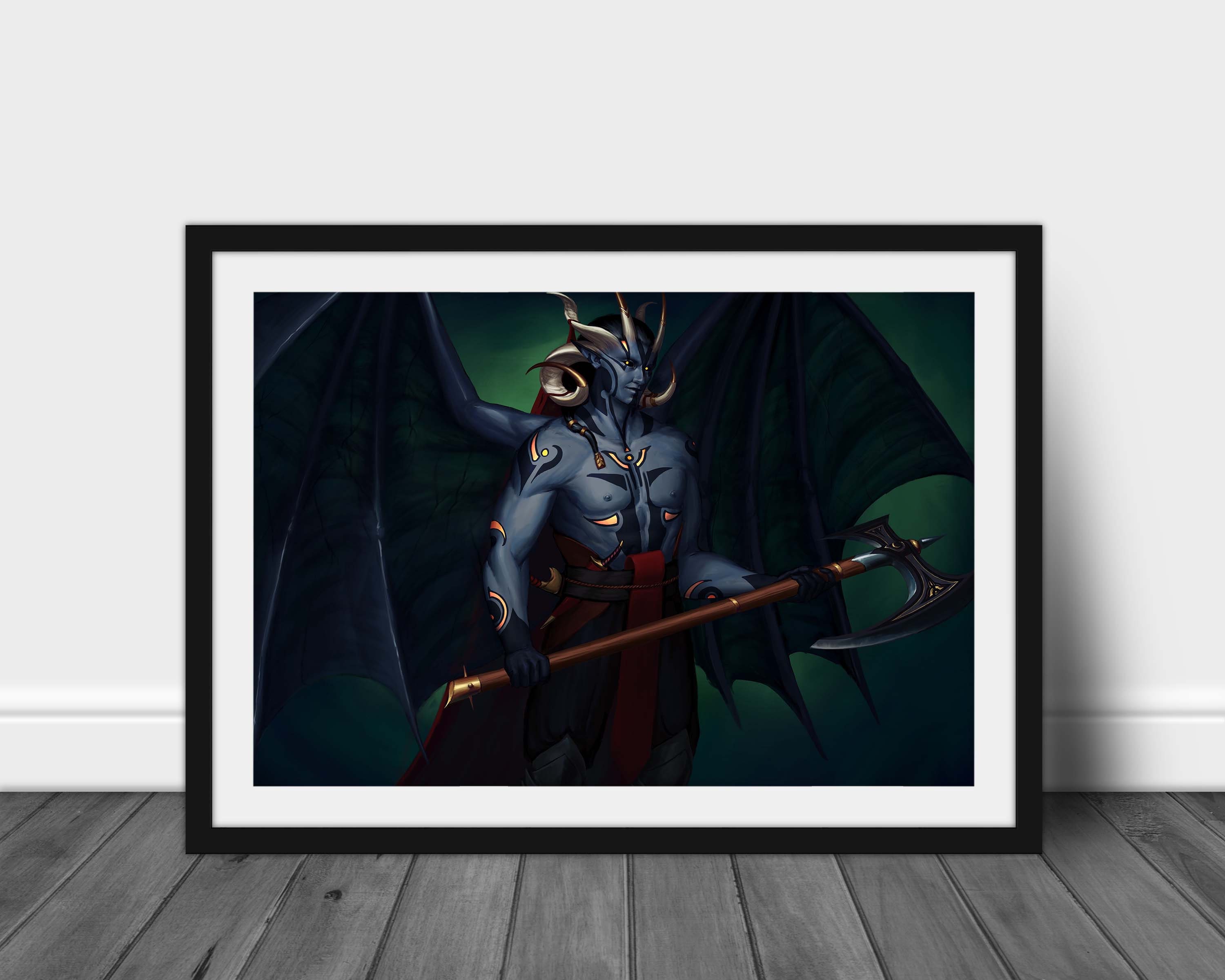 Victus Original Fantasy Artwork Character Art Digital Art - Etsy