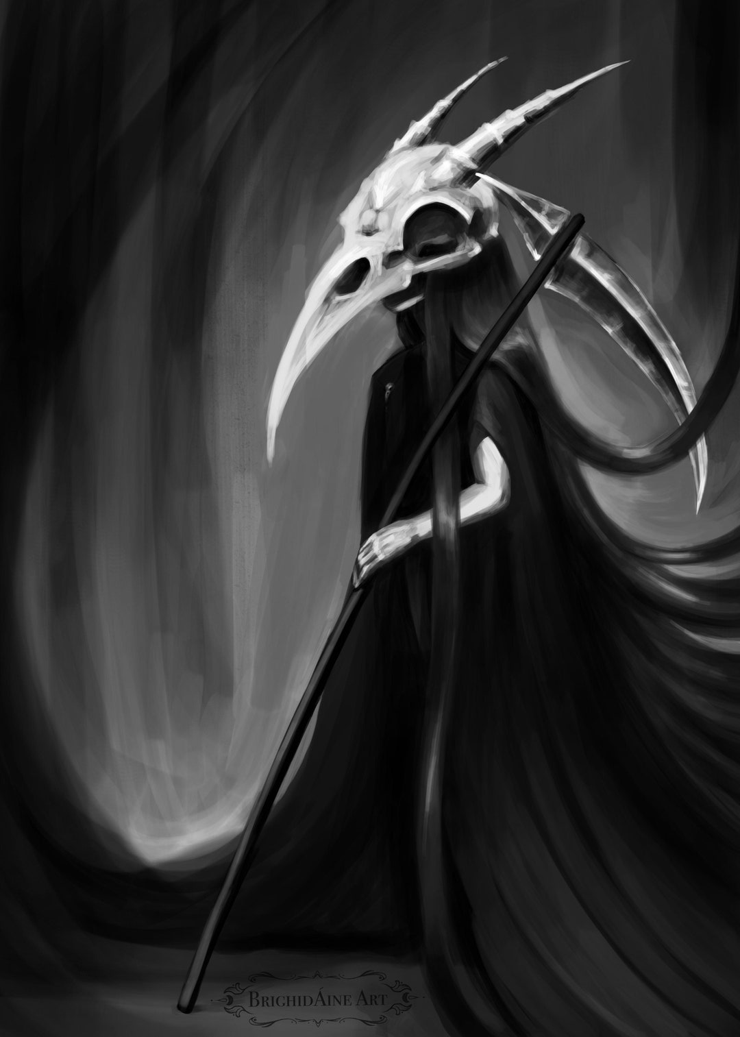 The Crow, Gothic Art, Macabre, Fantasy Art, Original Art, Digital Art ...