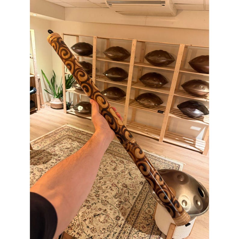Rain Stick , Handcrafted Bamboo Rain Maker 60 80 100 Cm , Hand Painted ...
