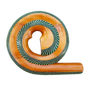 Spiral Travel Didgeridoo Instrument , Didgeridoo Small Australian Bali ...