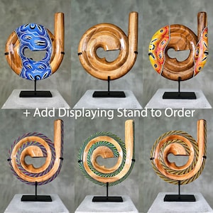 Spiral Didgeridoo Instrument , Travel Didgeridoo Small Digeridoo Didge ...