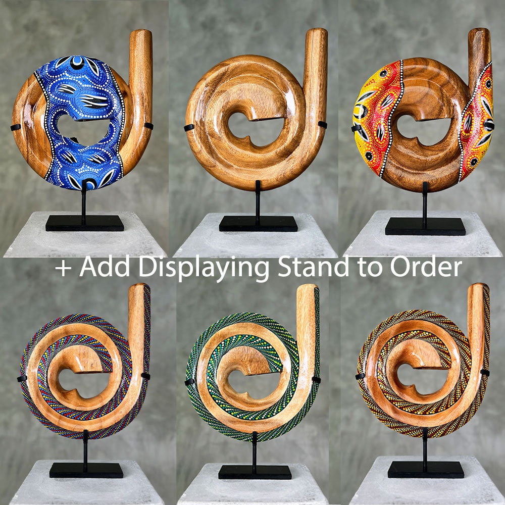 Spiral Didgeridoo Instrument , Travel Didgeridoo Small Digeridoo Didge ...