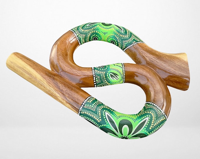 DIDGERIDOO Spiral, Natural Wood Handcrafted Didge. Great Sound ...
