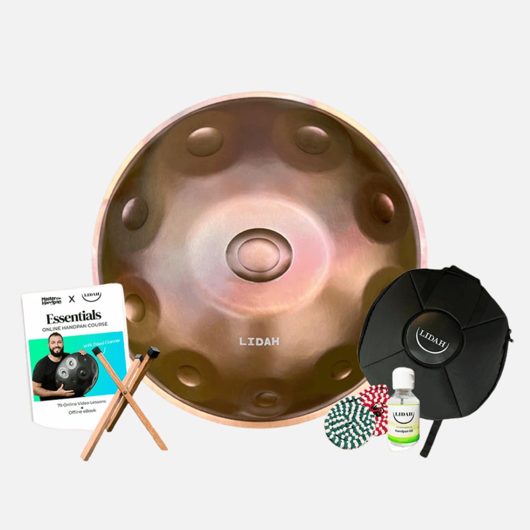 LIDAH Ember Steel Handpan Drum – D Minor Kurd/f Pygmy, Meditation ...