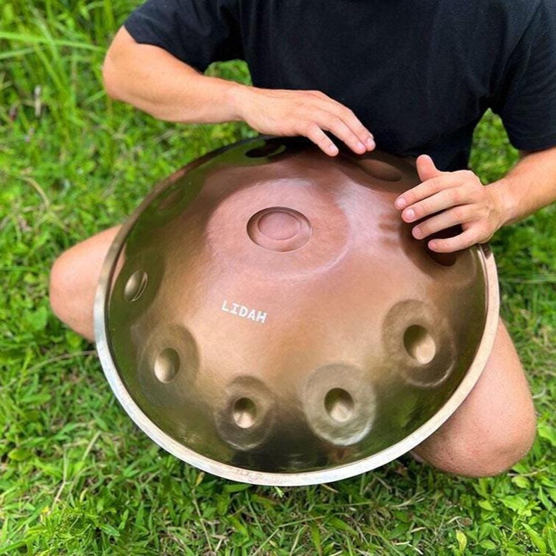 Stainless Steel Handpan Drum, Professional Note Instrument, 432hz/440hz ...