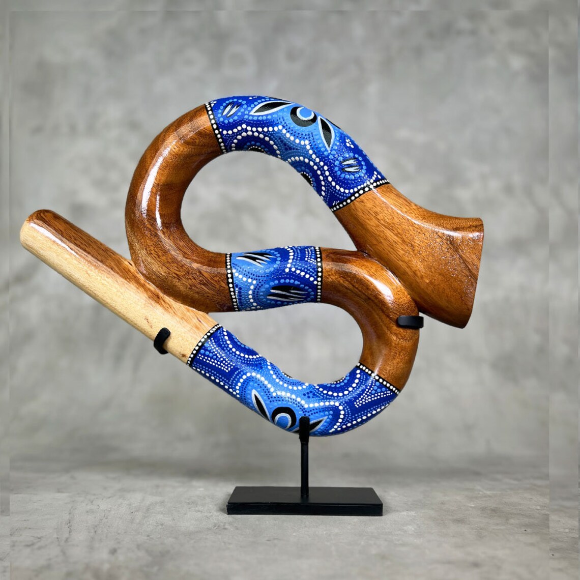 Snake Didgeridoo Instrument , Travel Didgeridoo Small Australian Bali ...
