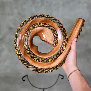 Spiral Didgeridoo Instrument , Travel Didgeridoo Small Digeridoo Didge ...