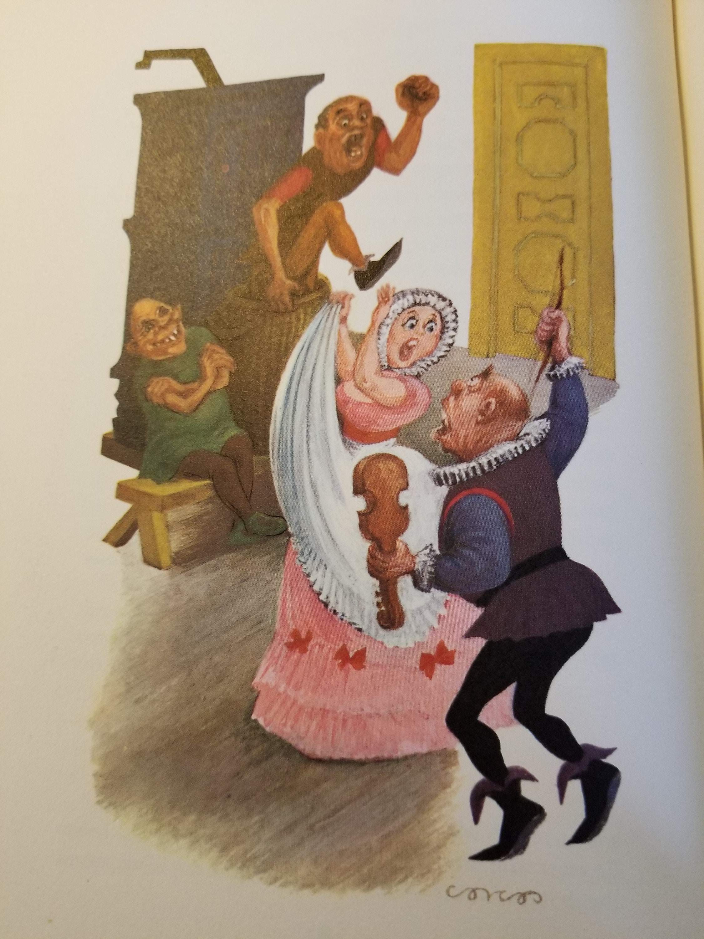 Famous Lucille Corcos Grimm's Fairy Tales Print, "the Robber Bridegroom ...