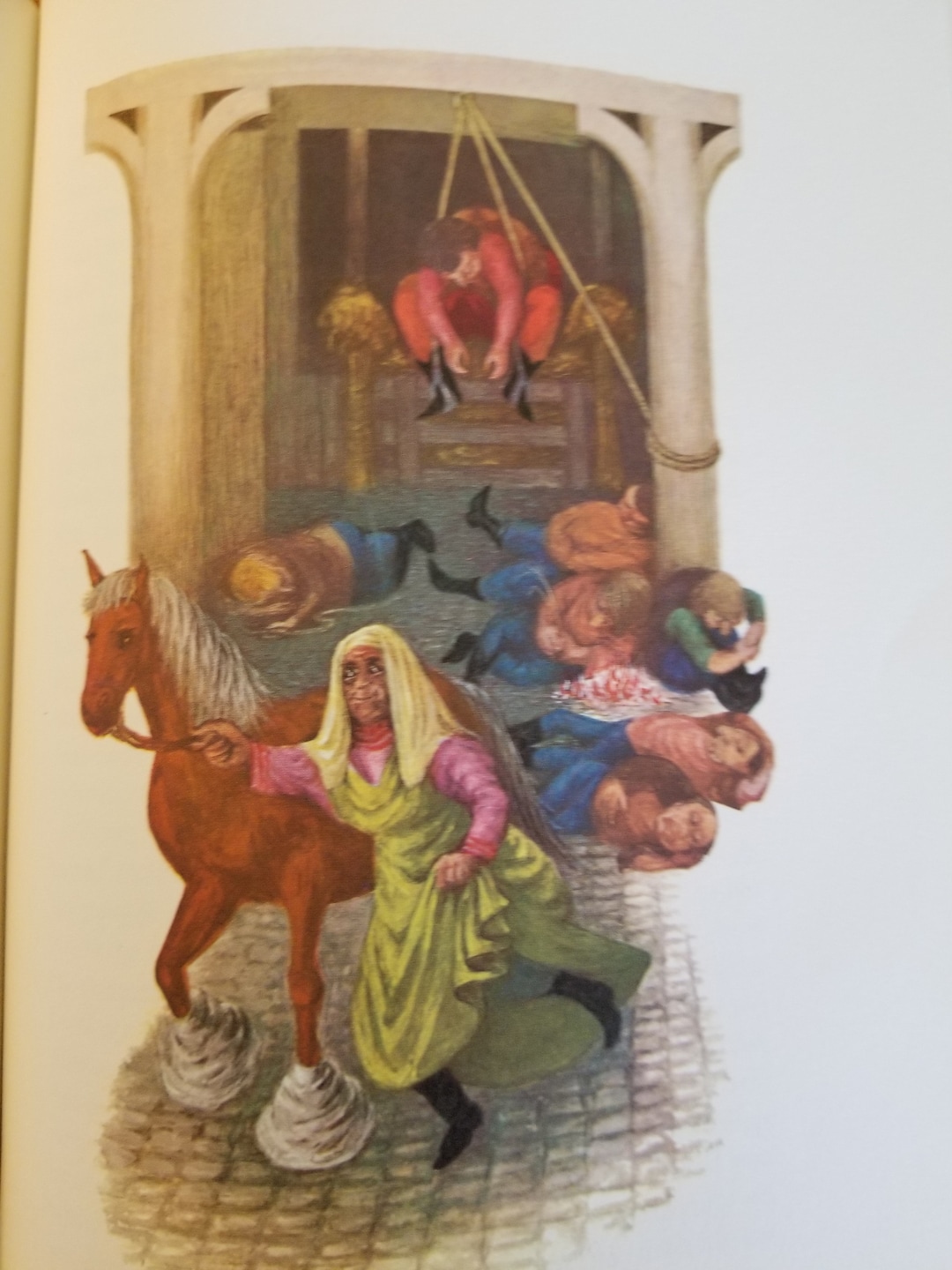 Célèbre Lucille Corcos Grimm’s Fairy Tales Print, « The Master Thief ...