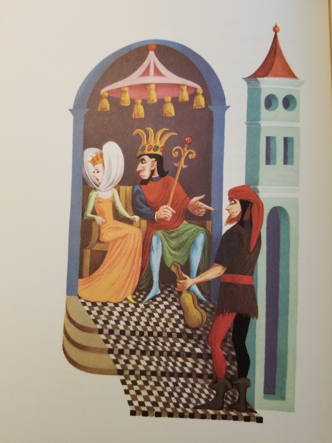 Famous Lucille Corcos Grimm's Fairy Tales Print, "king Thrushbeard ...