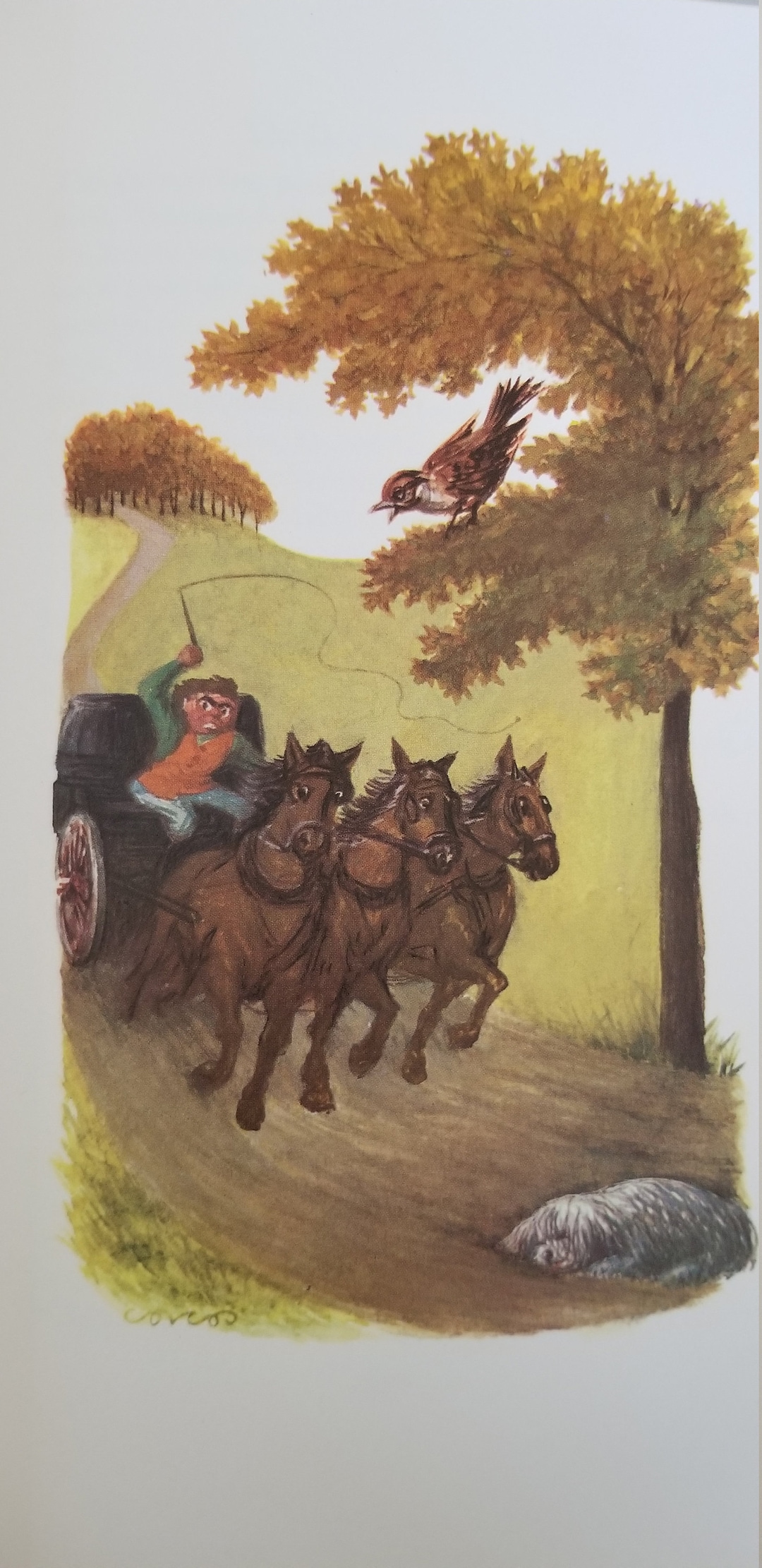 Famous Lucille Corcos Grimm's Fairy Tales Print "the Dog and the ...