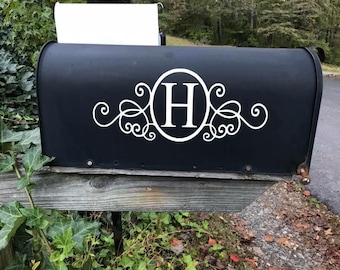 Flower Mailbox Decal - Etsy