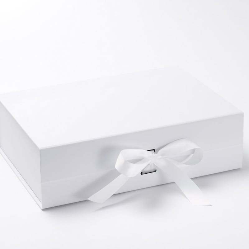 Large Elegant White Box - Etsy UK