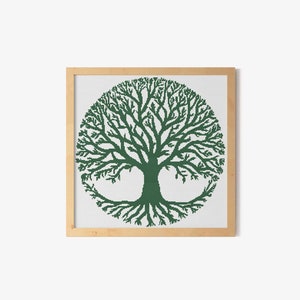Tree of Life Cross Stitch Pattern PDF, Easy Cross Stitch Pattern ...
