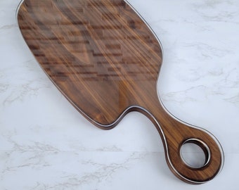 Curvy Charcuterie Board Handle Template Laser Cut Acrylic | Etsy