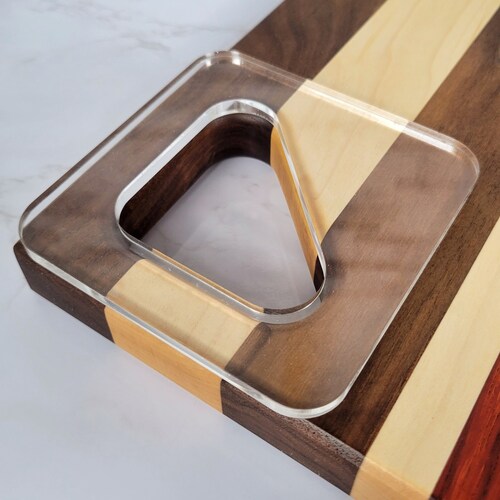 Paw Print Charcuterie Board Handle Template Laser Cut - Etsy