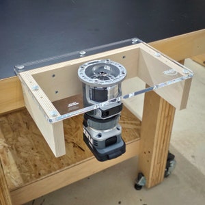 3/8 in Thick Trim Router Table Dewalt Makita Milwaukee Bosch Ridgid ...