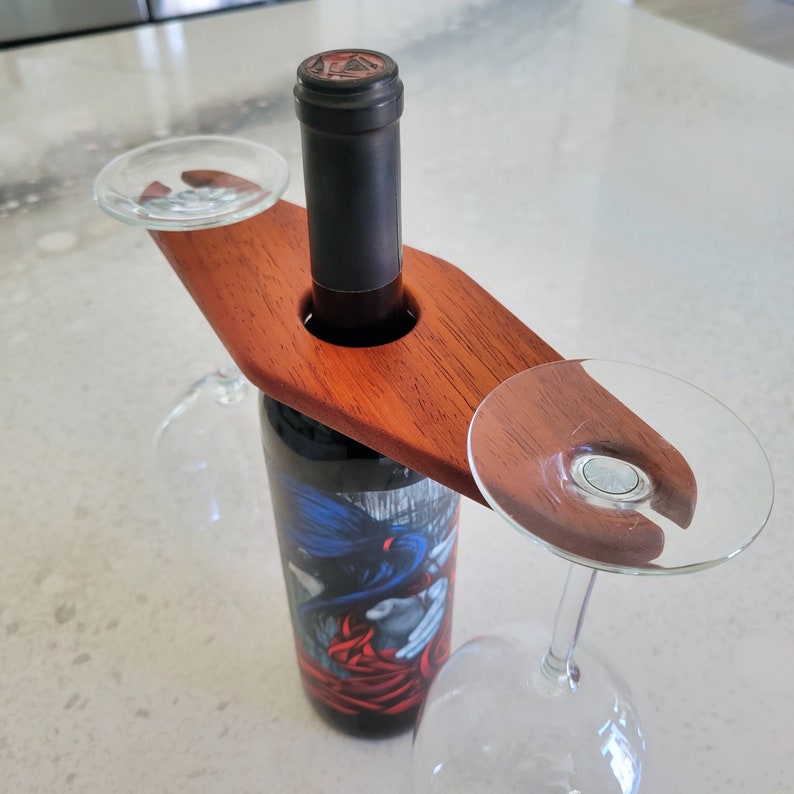 Compact Wine Caddy Template | Laser Cut Acrylic | Router Template for ...